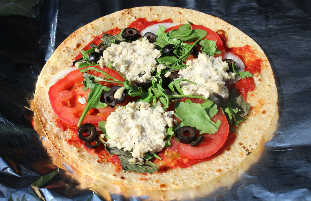 Grilled Vegan Margherita Pizza - Strength and Sunshine