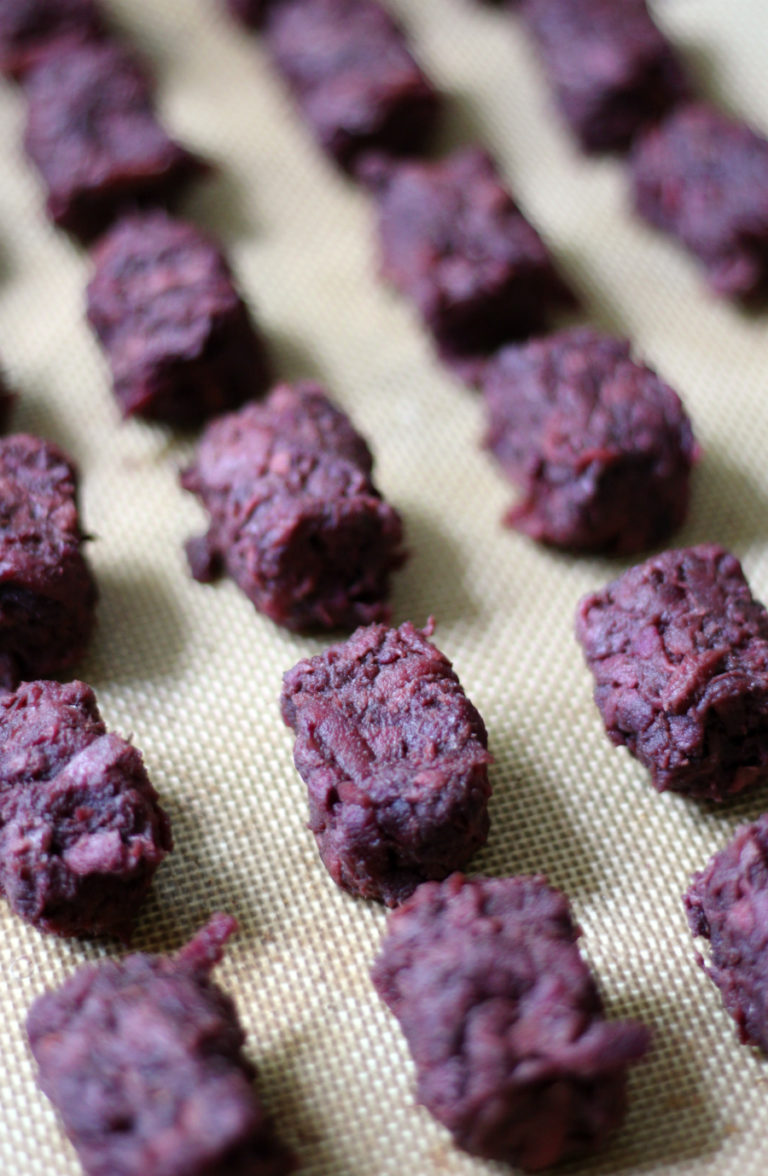 Purple Sweet Potato Tater Tots