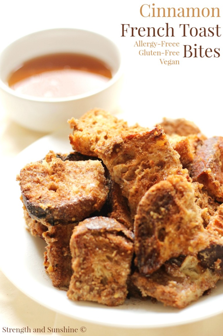 Gluten-Free Cinnamon French Toast Bites (Allergy-Free, Vegan)