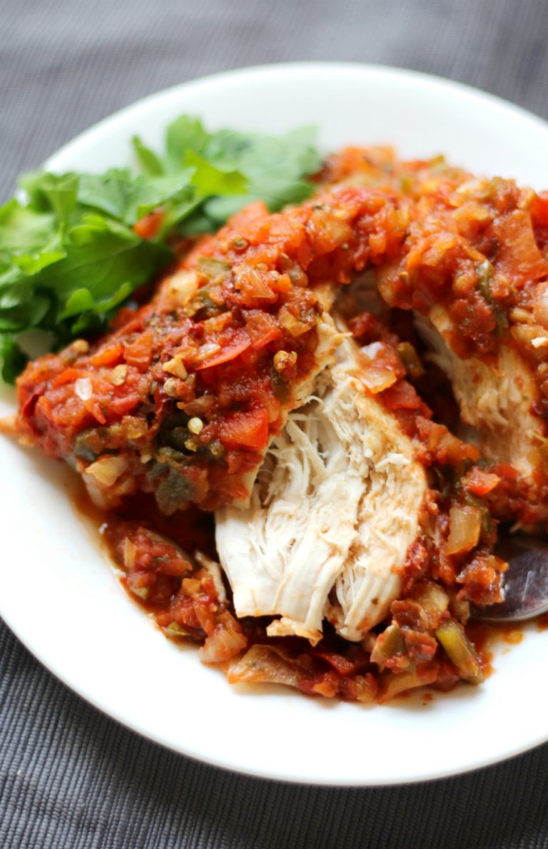 Slow Cooker Chicken Sofrito (Gluten-Free, Paleo)