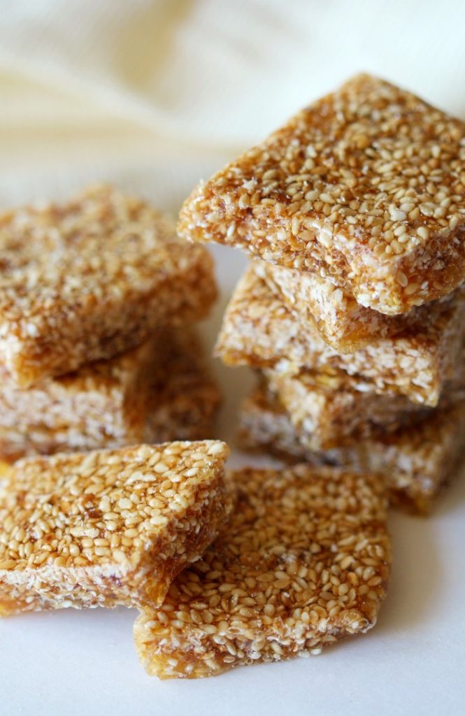 3-Ingredient Sesame Seed Crunch Candy (Gluten-Free)
