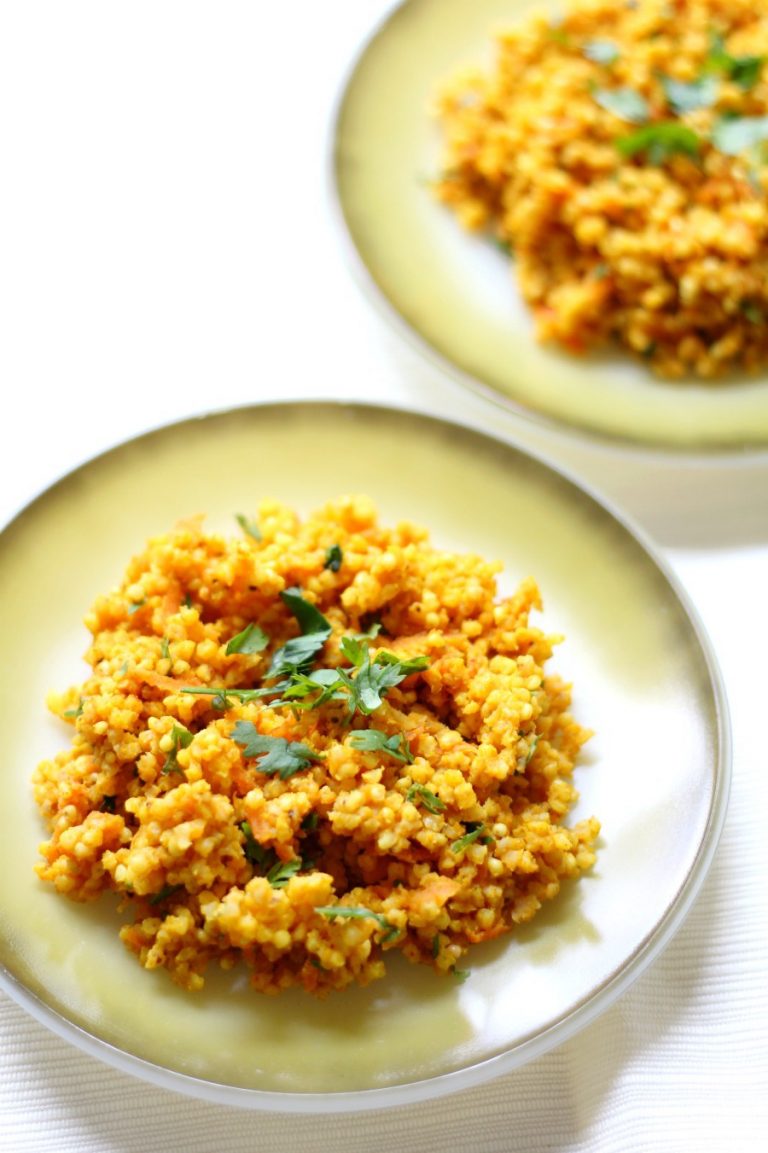 African Spiced Carrot Millet (Gluten-Free, Vegan, Allergy-Free)