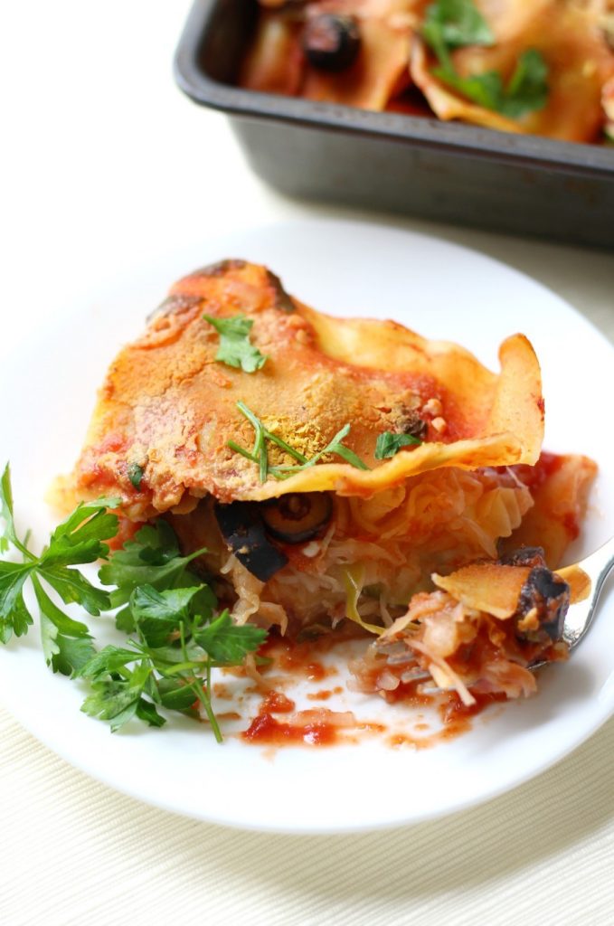 Small Batch Gluten-Free Vegetable Lasagna (Vegan, Allergy-Free)