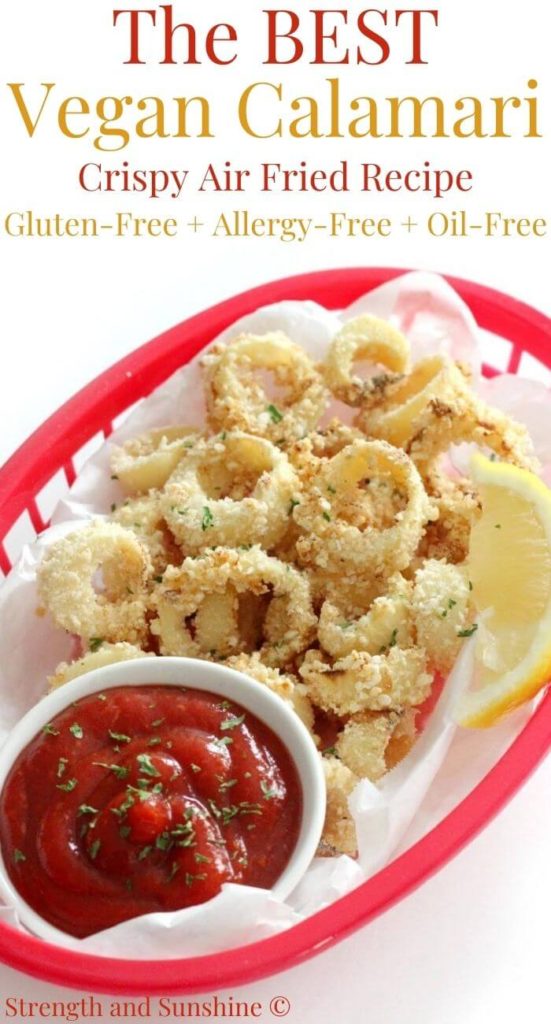 Air Fryer Vegan Calamari (Gluten-Free, Allergy-Free)